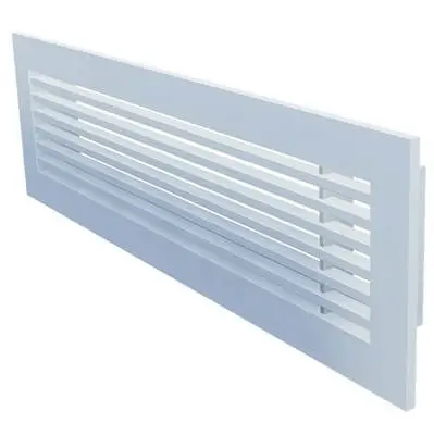 A600 - Grille murale à barres fixes en aluminium