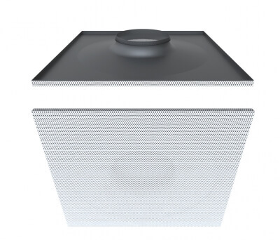 DG360 - Perforated ceiling diffuser