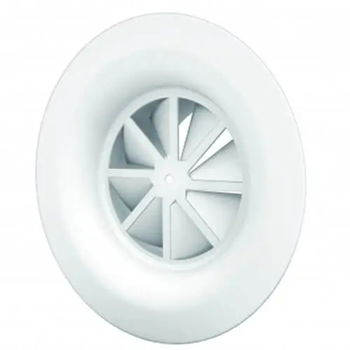 WR230 - Round swirl diffuser with diffuser ring